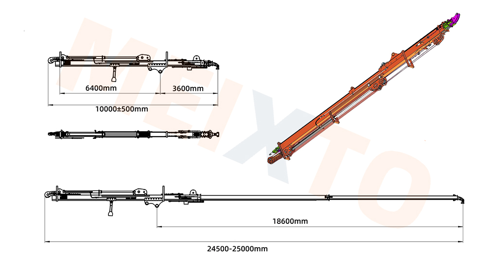 MEIXTO MX03 Forestry Telescoping Boom
